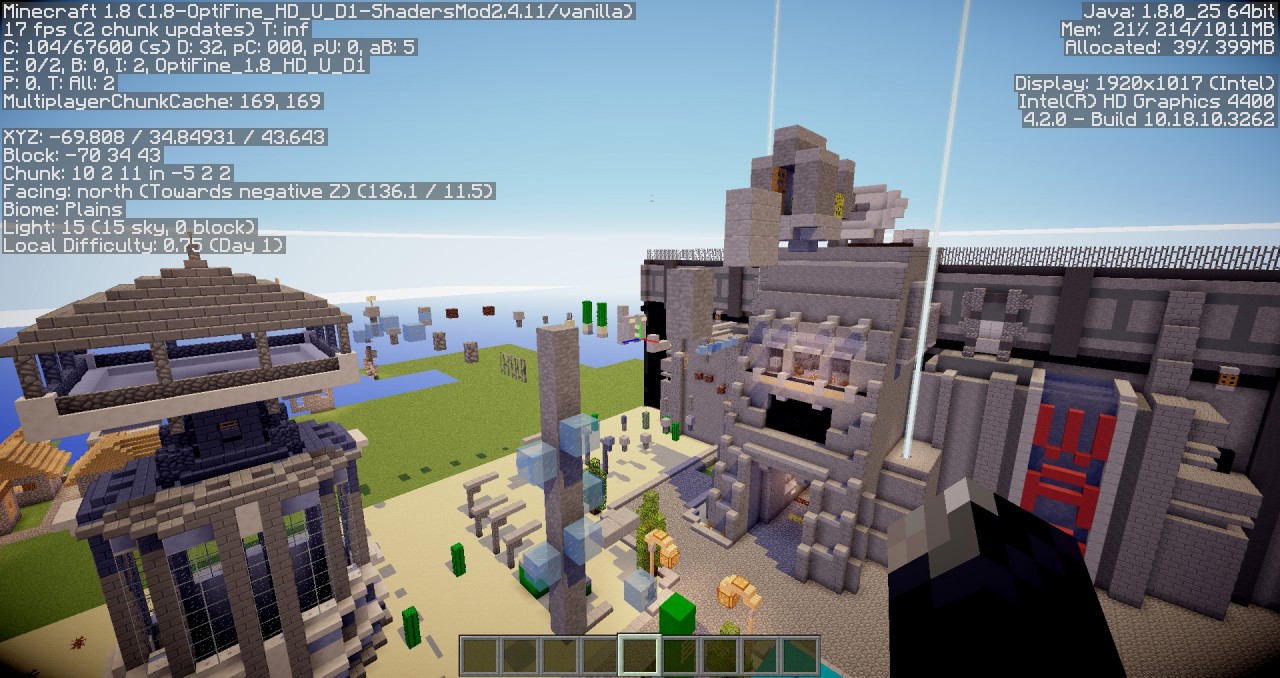 Mc-War Practice Parkour Minecraft Map