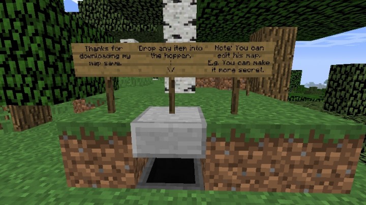 Secret Cave Minecraft Map