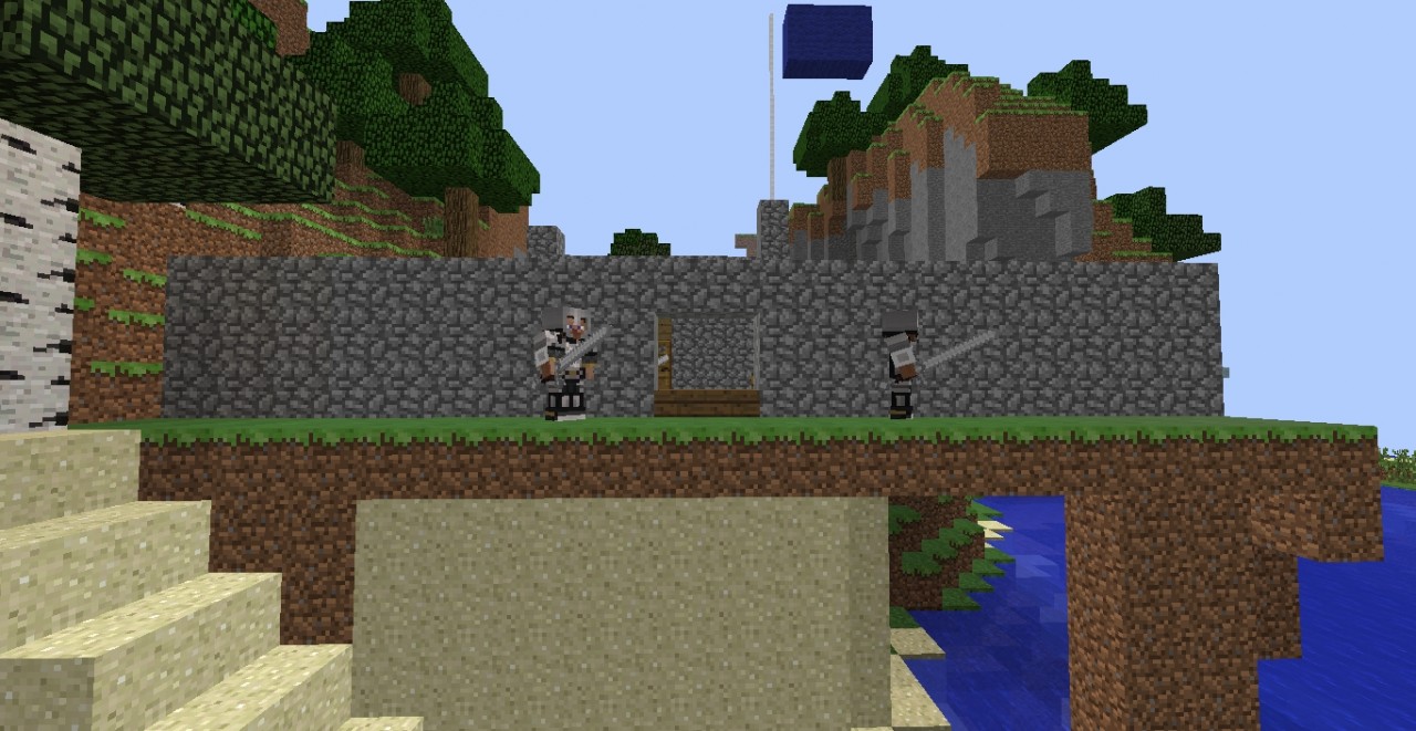 Medieval WAR-Modded Mini Game Minecraft Map