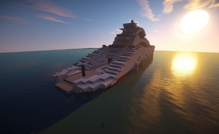 AquaQuack - Modern Yacht Minecraft Map