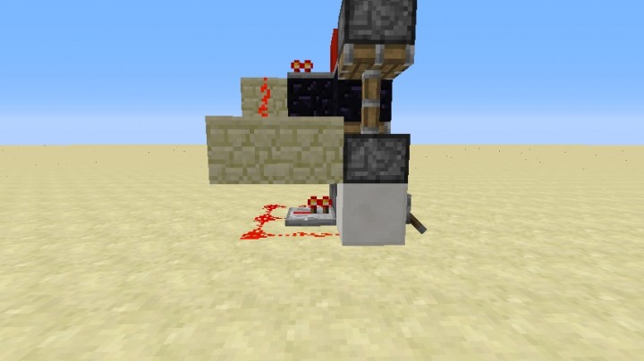 Compact Vertical Double Piston Extender Minecraft Map