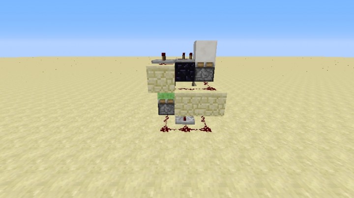 Compact Vertical Double Piston Extender Minecraft Map