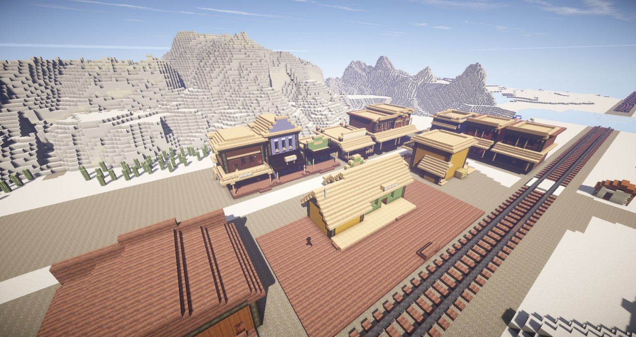 Red Dead Redemption Town Minecraft Map