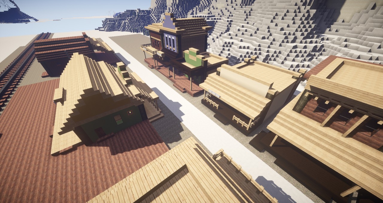Red Dead Redemption Town Minecraft Map