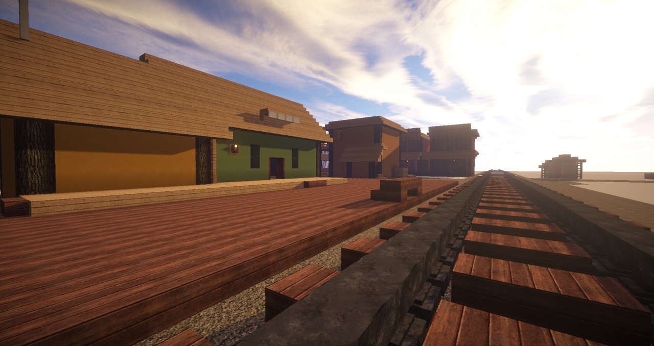 Red Dead Redemption Town Minecraft Map