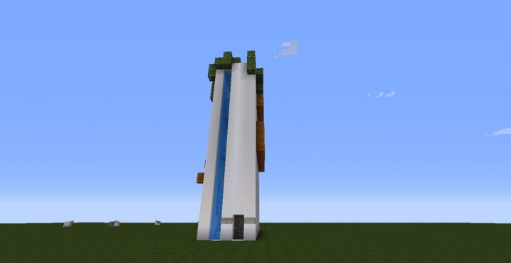 Simple Tall Modern House 5x17 Minecraft Map