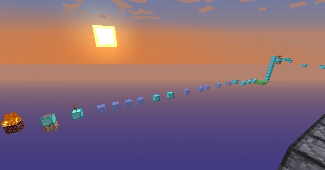 hardcore parkour Minecraft Map