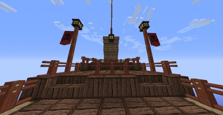Asian pirate airship Minecraft Map