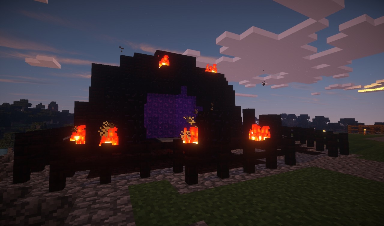 My "natural" Netherportal Minecraft Map