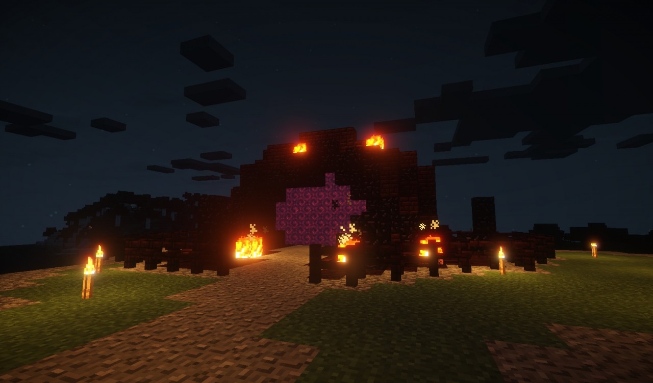 My "natural" Netherportal Minecraft Map