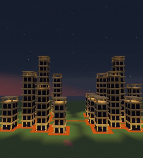 lucky block city Minecraft Map