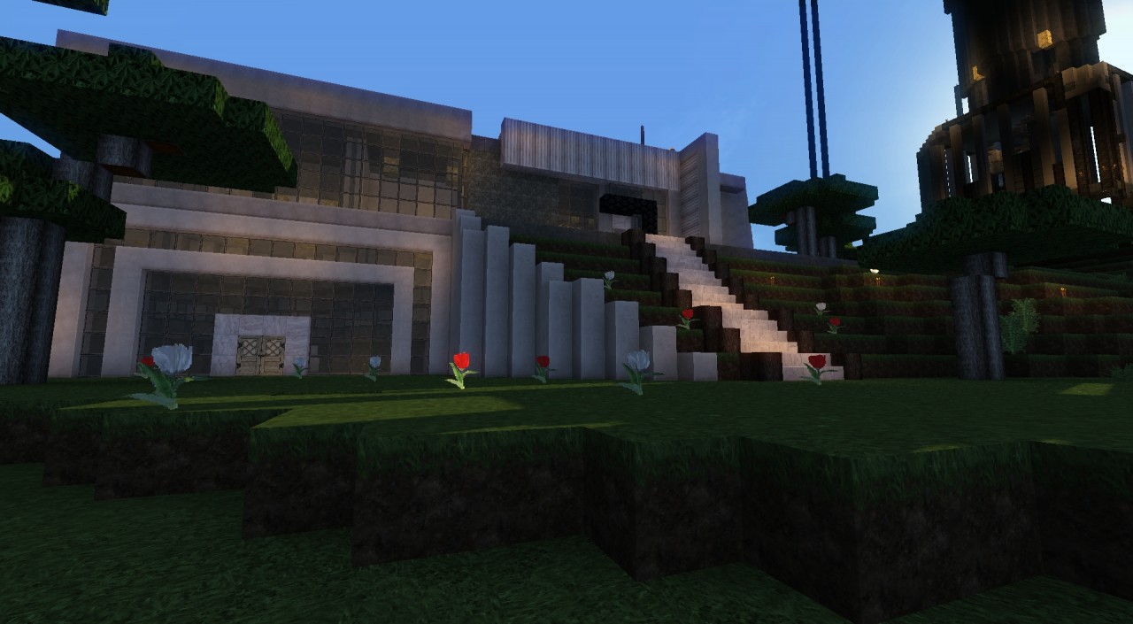 Notch's Mansion - Vanilla Build. Minecraft Map