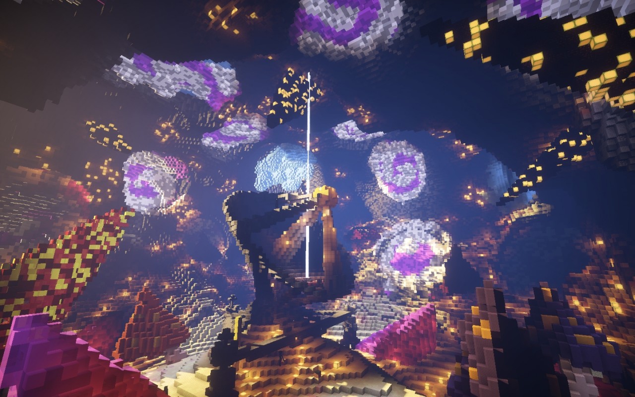 Space-PVP Map by serr4ever Minecraft Map