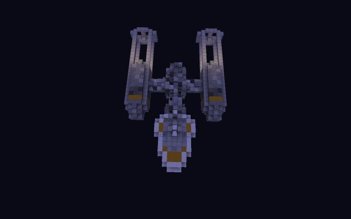 Star wars: Y-wing ship Minecraft Map
