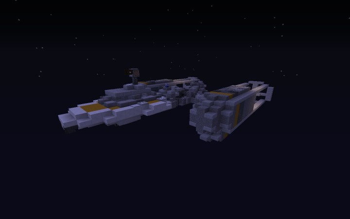 Star wars: Y-wing ship Minecraft Map