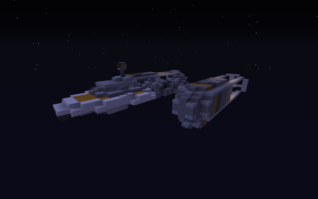 Star wars: Y-wing ship Minecraft Map