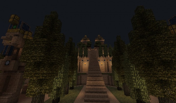 Mesopotamia Ziggurat and the Hanging Gardens of Babylon Minecraft Map