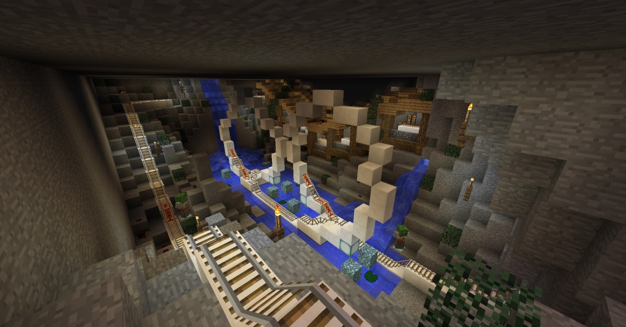 [Rollercoaster Map] Cliffhang Coasters [V 2.0][Download] Minecraft Map