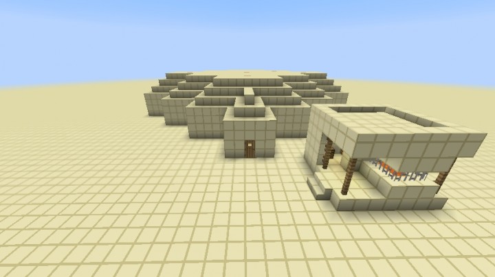 Invasion Mod Map - Sandstone Fortress Minecraft Map