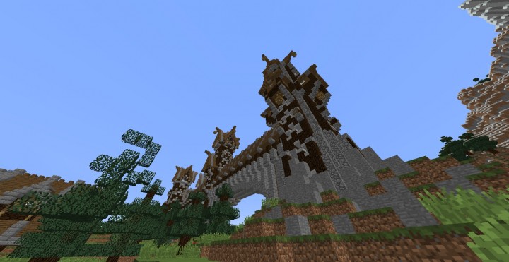 Medieval Walk Bridge Minecraft Map