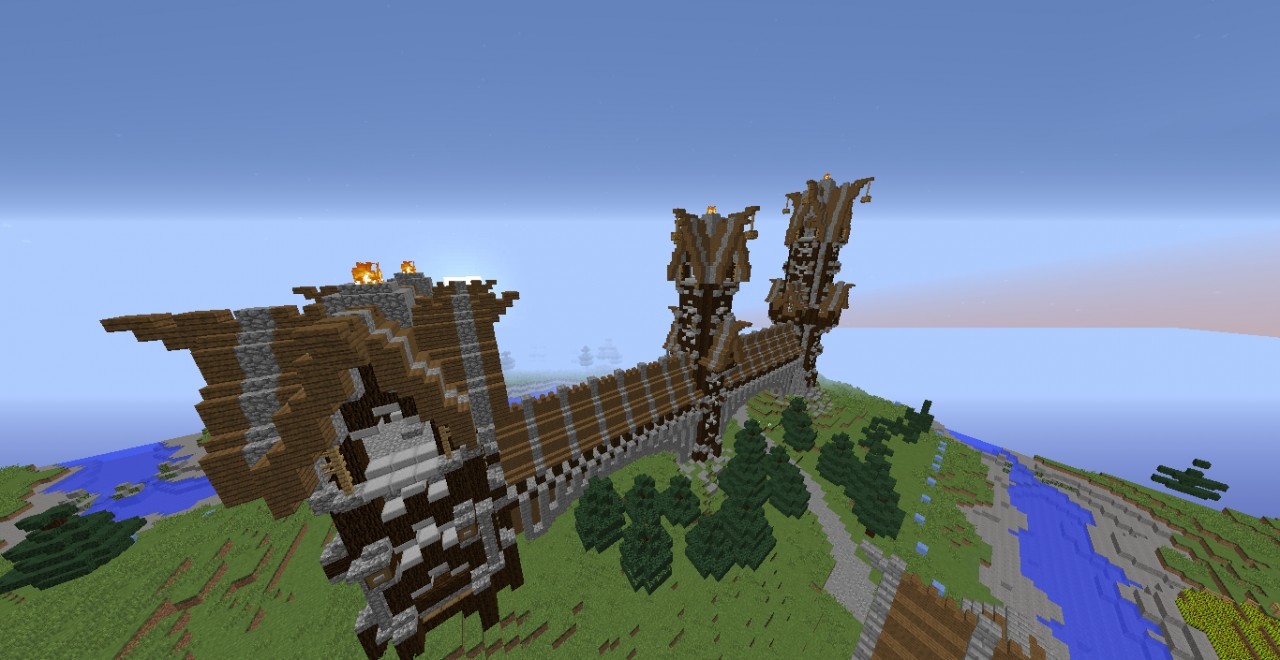 Medieval Walk Bridge Minecraft Map