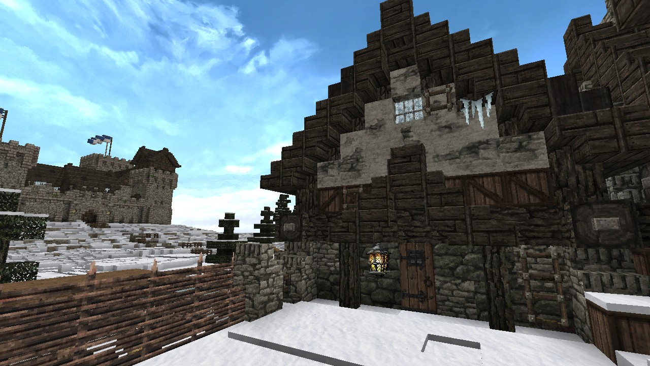 Frozen Island - Medium House #1 Minecraft Map