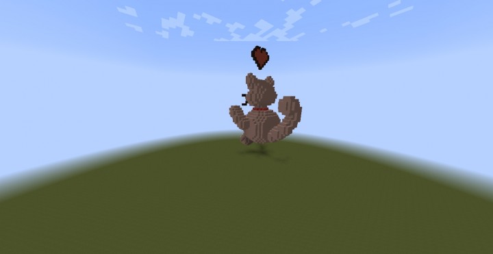 Cat KAwaii 3D-statue« Minecraft Map