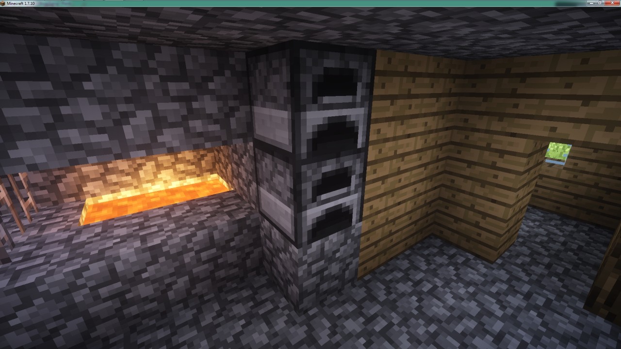 How to build the forge found in villages Minecraft Map