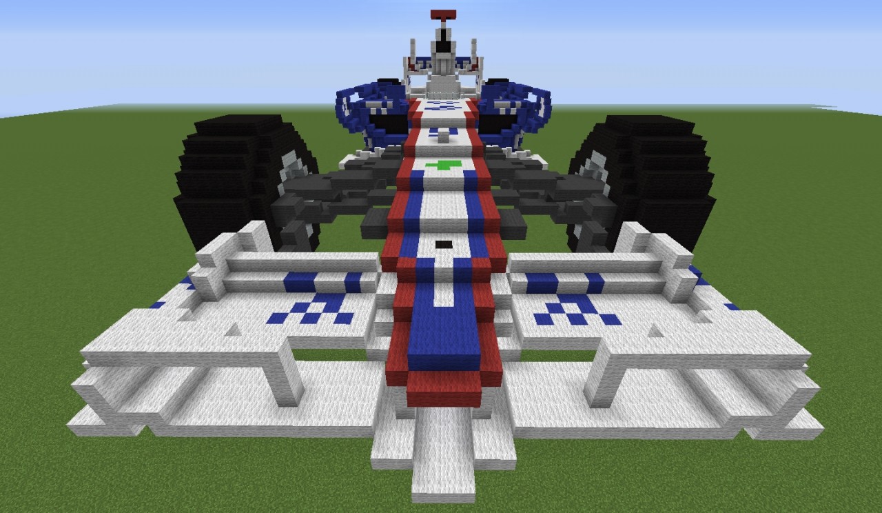 F1(Formula 1) Car Model : BMW Sauber F1.07 '07 Minecraft Map
