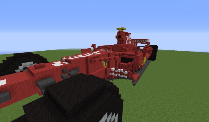 F1(Formula 1) Car Model : Ferrari F2007 '07 Minecraft Map