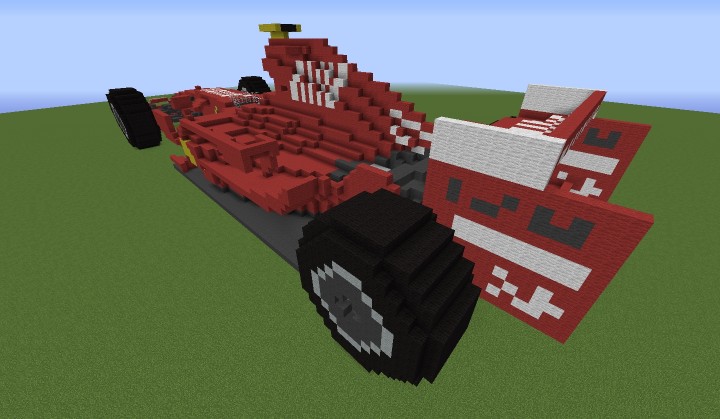 F1(Formula 1) Car Model : Ferrari F2007 '07 Minecraft Map