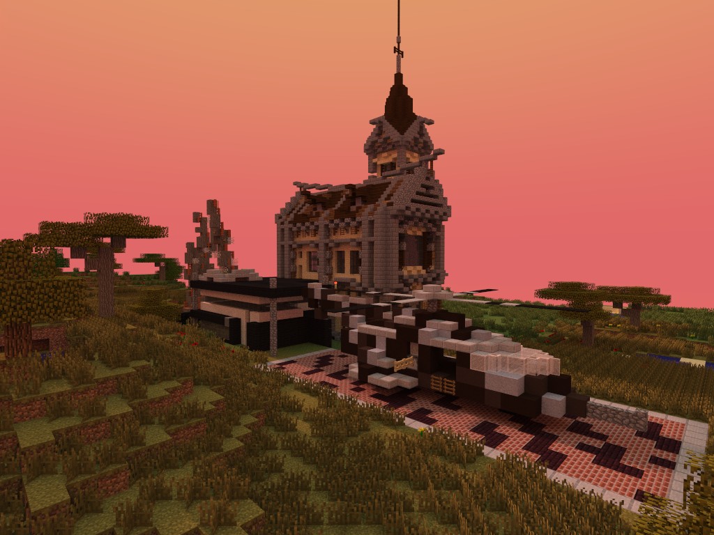 Algeria a Gothic/Modern/Medieval/ish - Villa Minecraft Map