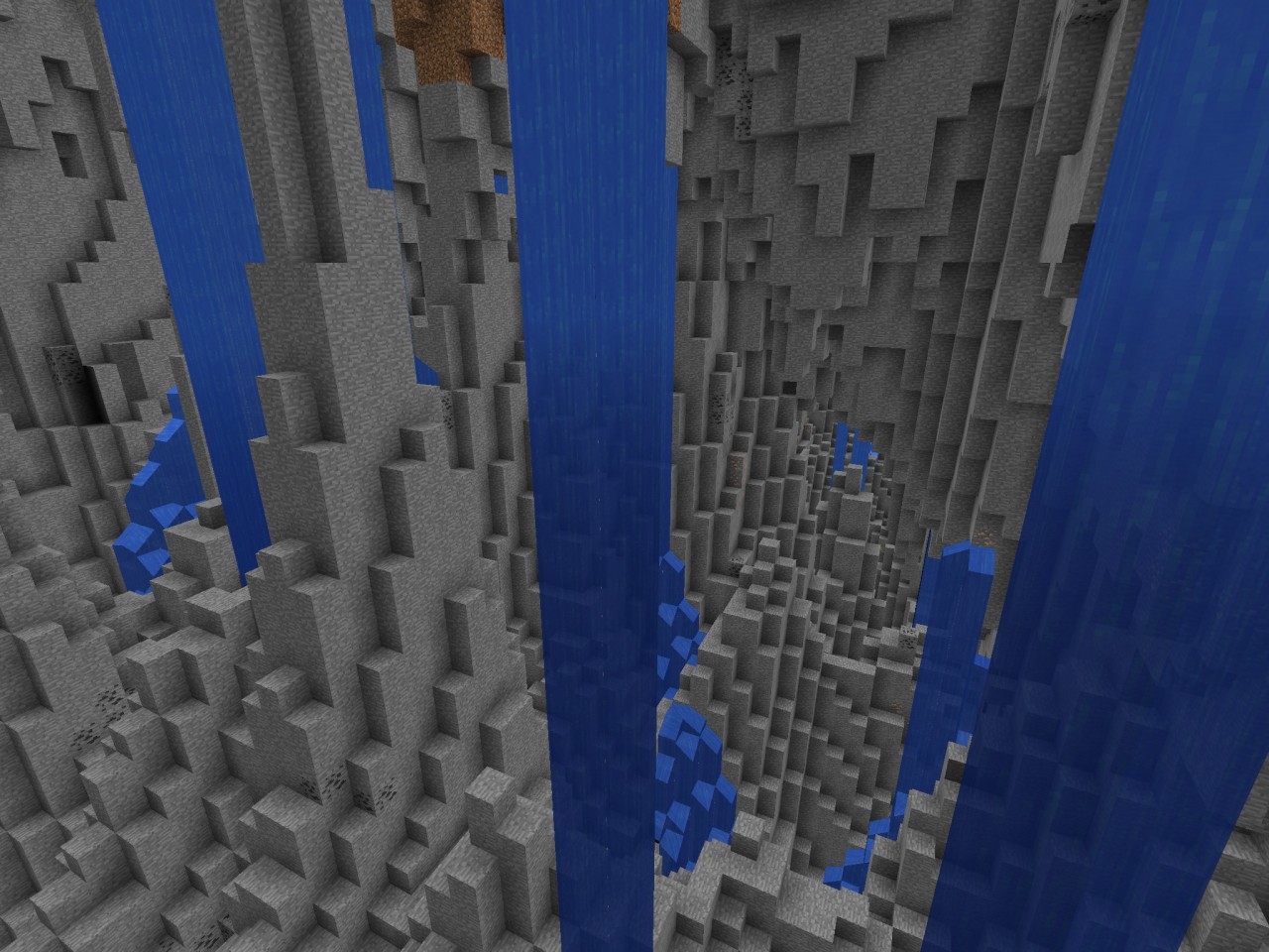 Mcpe: Huge Caves Minecraft Map