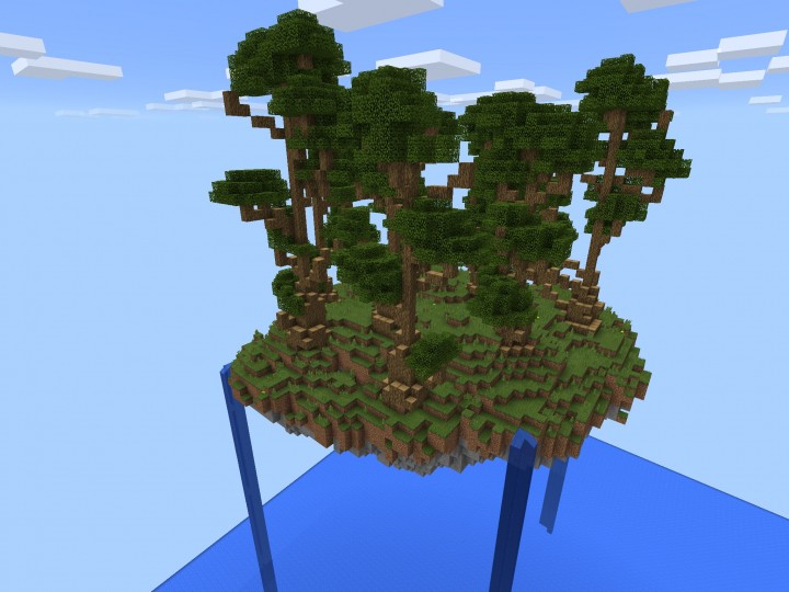 Mcpe: Four Floating Islands Minecraft Map