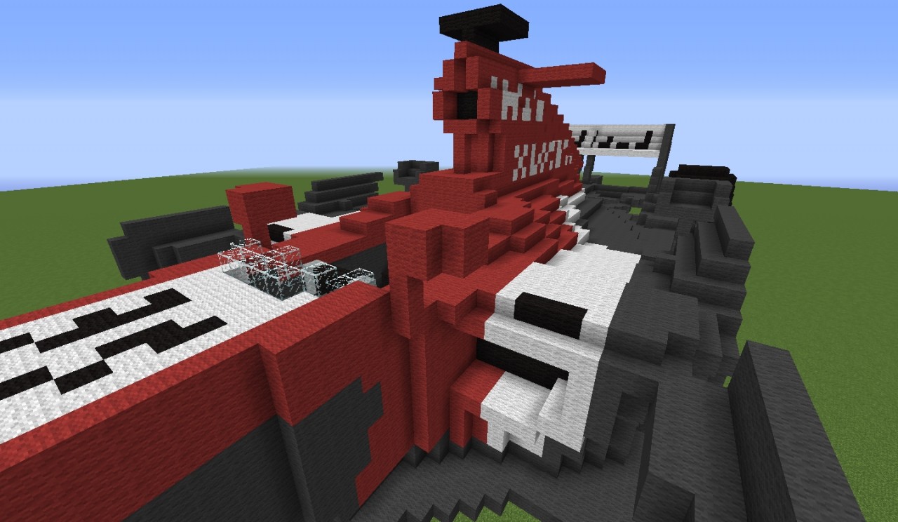 F1(Formula 1) Car Model : MF1 M16 '06 Minecraft Map
