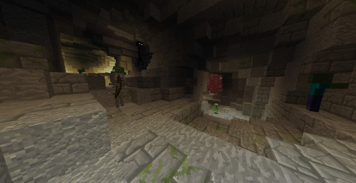 Mobs cave II Mobfarm Minecraft Map