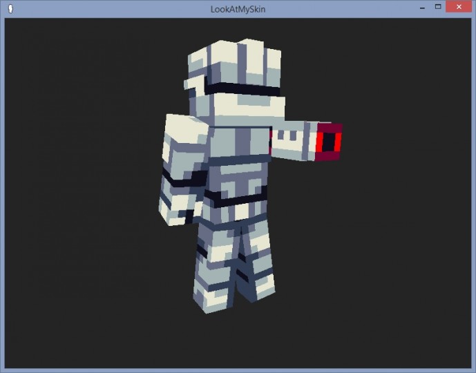 LookAtMySkin v1.0 - Skin Previewer and Poser Minecraft Mod