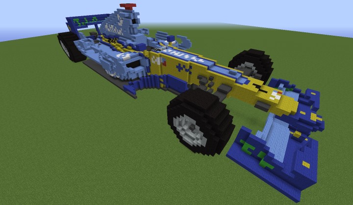 F1(Formula 1) Car Model : Renault R26 '06 Minecraft Map