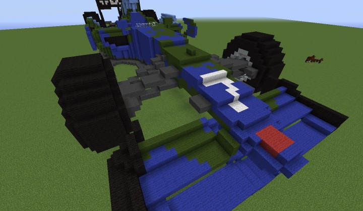 F1(Formula 1) Car Model : Honda RA107 '07 Minecraft Map