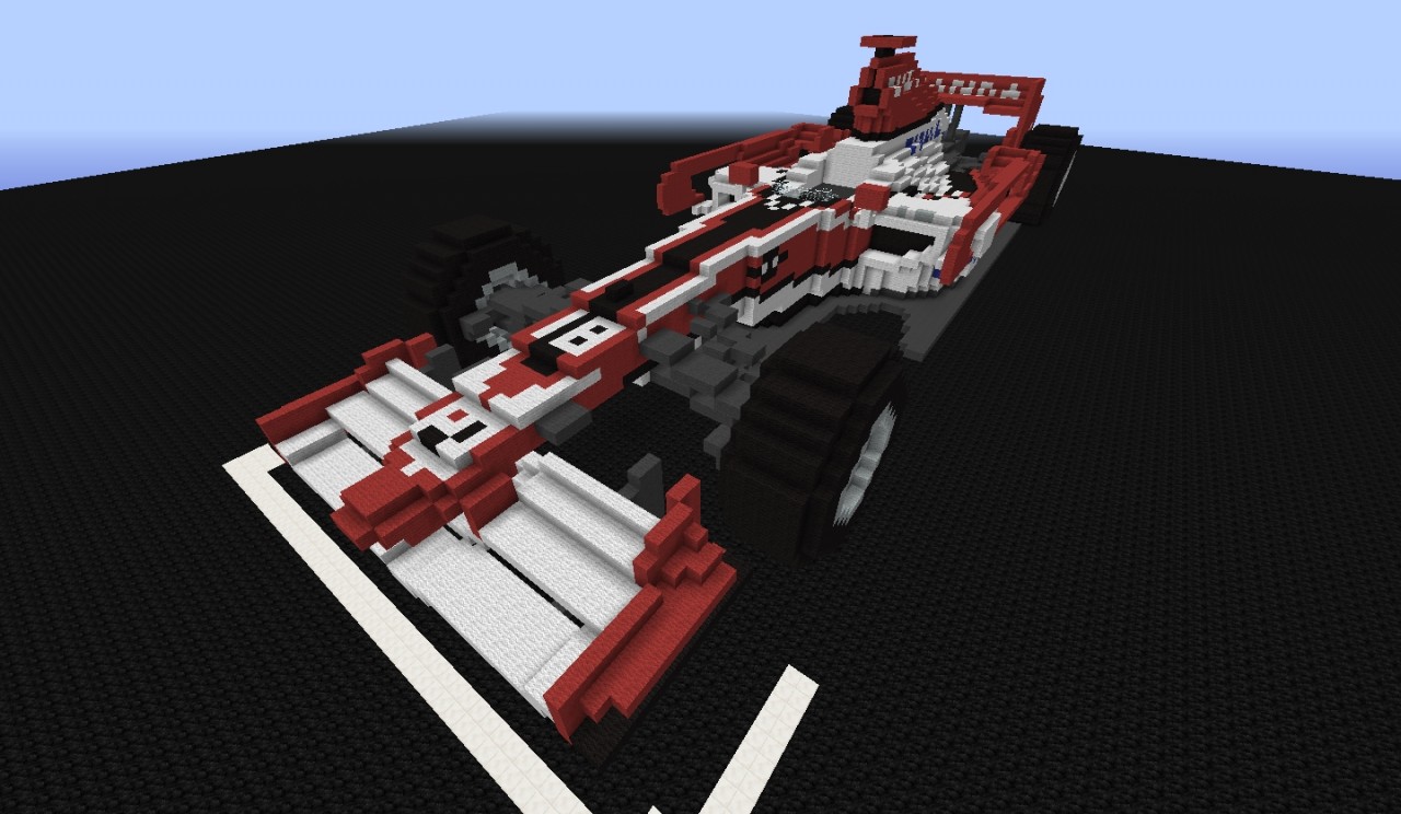 F1(Formula 1) Car Model : Super Aguri SA08 '08 Minecraft Map