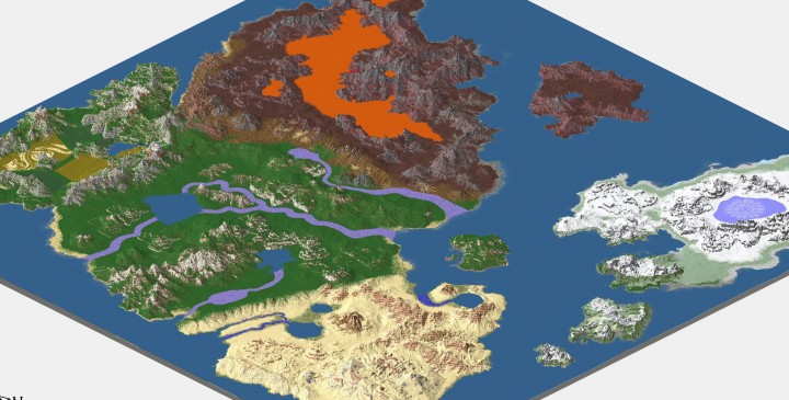 a very large, 5k x 5k terraformed map! CHEAP! | BuiltByBit (MC-Market)