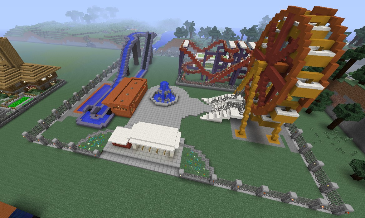 Andrew Land amusement park Minecraft Map