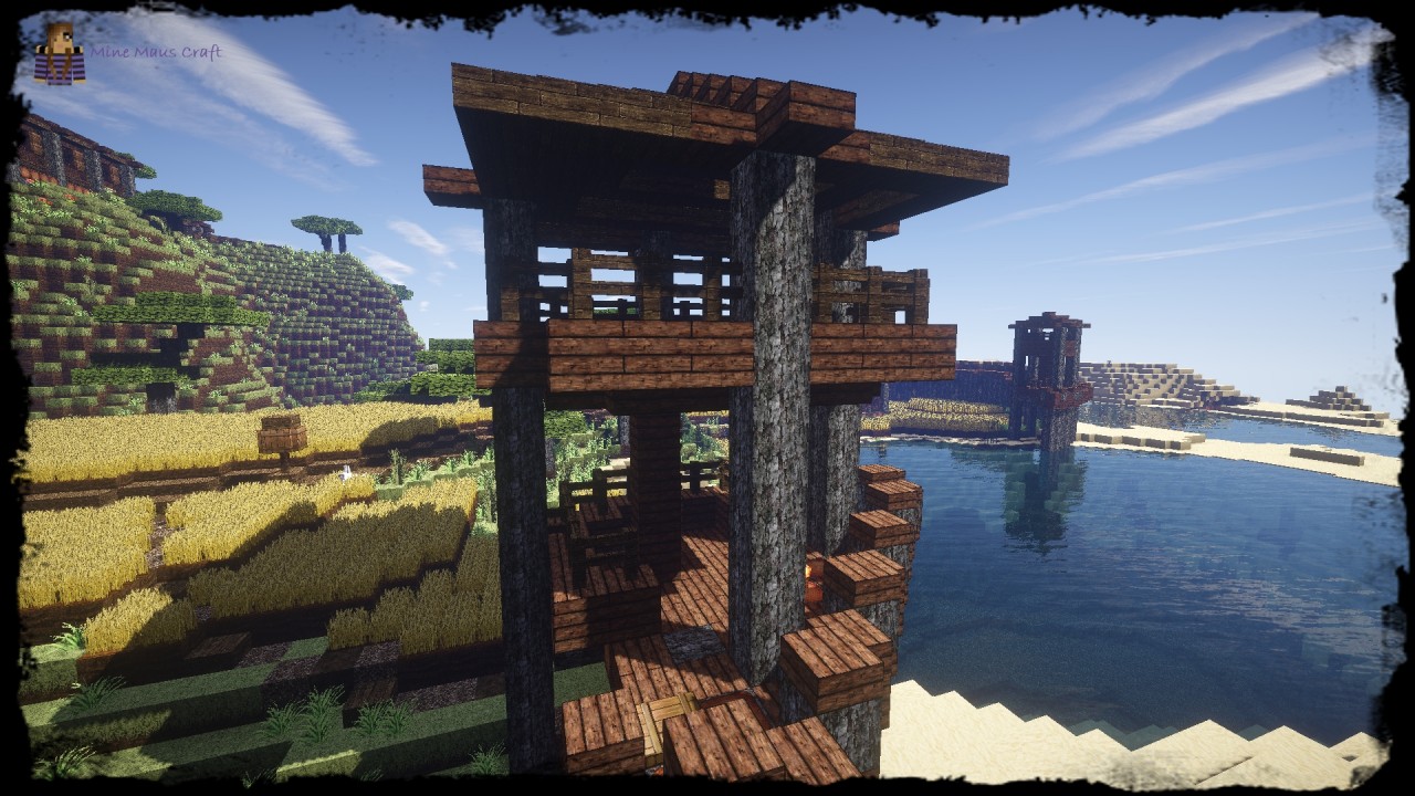 A Tower, a Bridge and a Pavilion. [DOWNLOAD] Minecraft Map