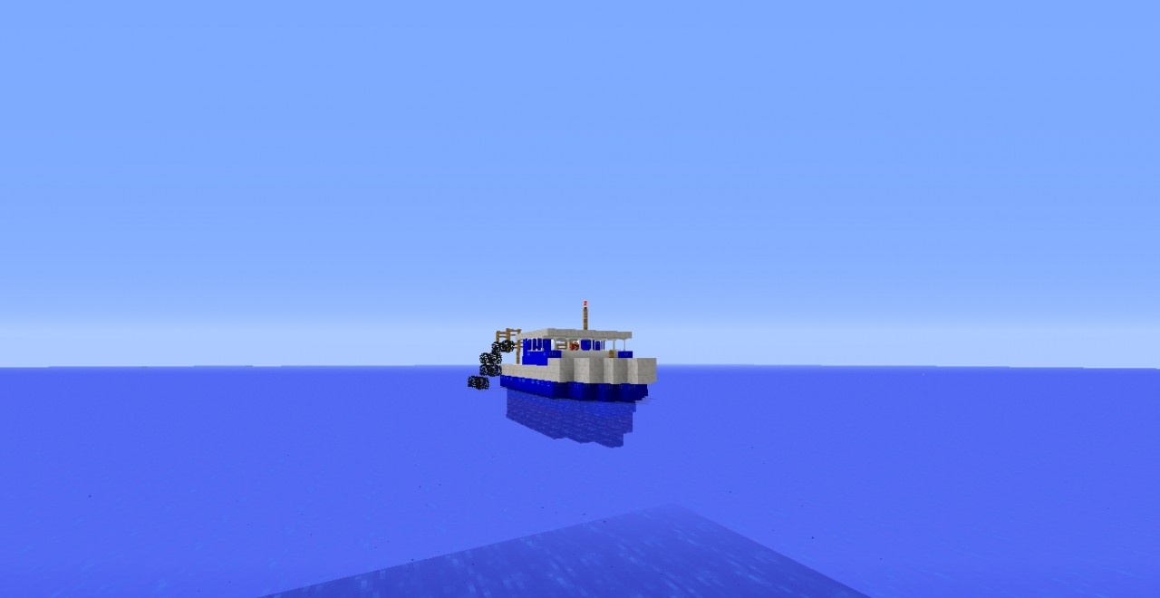 Fishing boat Minecraft Map