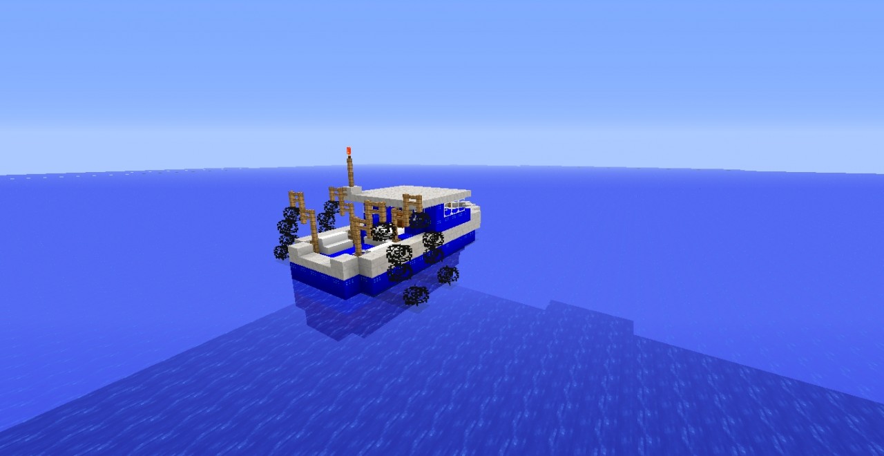 Fishing boat Minecraft Map