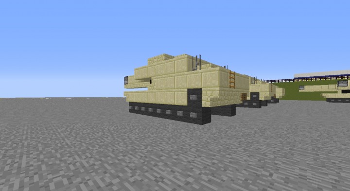 M1 Abrams - tank Minecraft Map