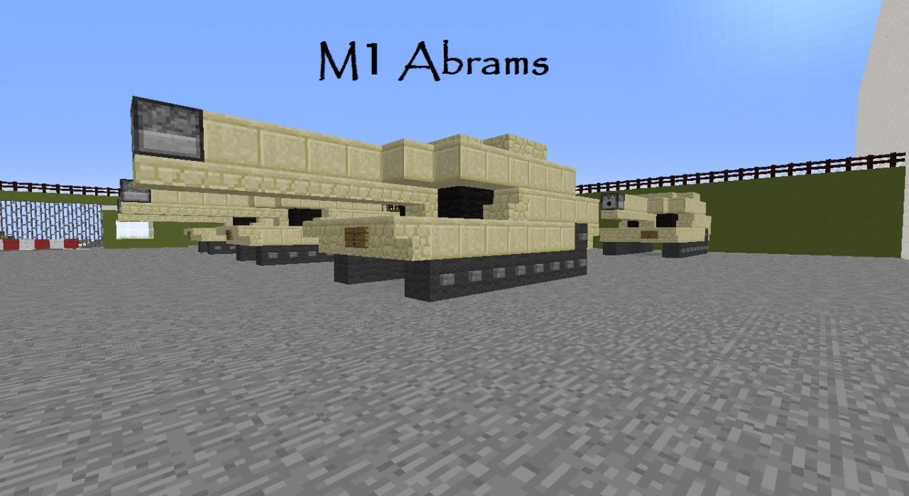 M1 Abrams - tank Minecraft Map