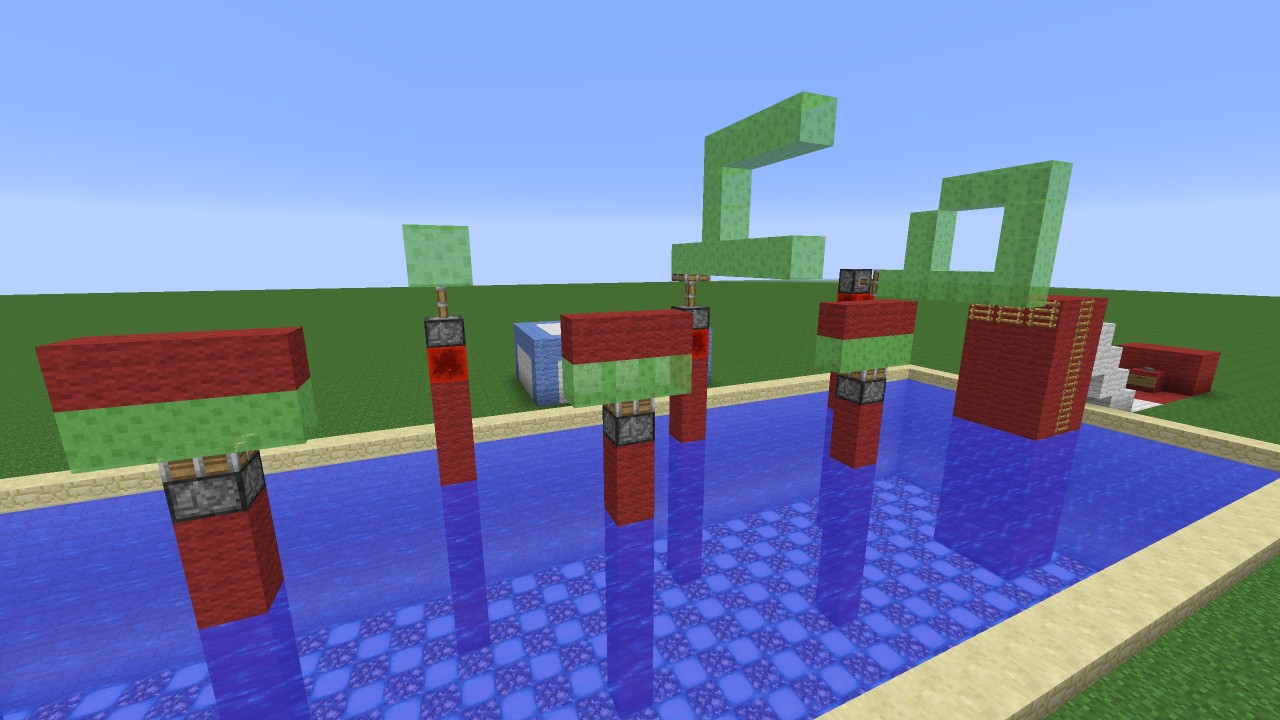 Wipeout Qualifier in Minecraft! Minecraft Map