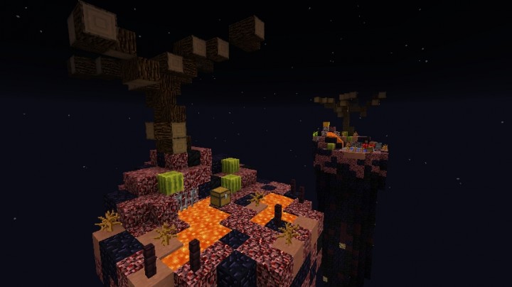 Nether World Sky Wars Map Minecraft Map