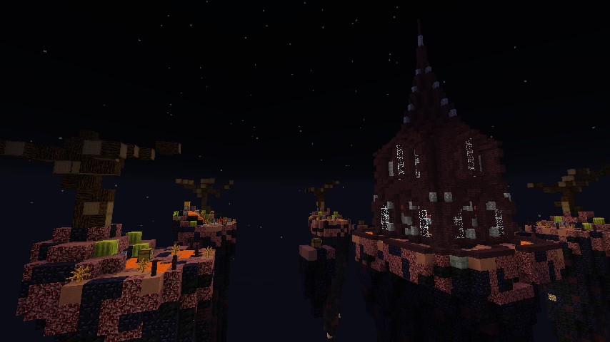 Nether World Sky Wars Map Minecraft Map
